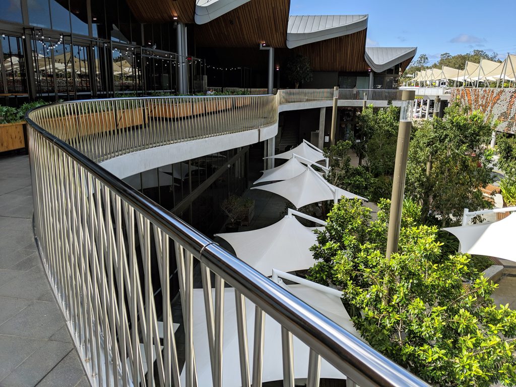 The Kitchens Balcony-Robina Town Centre Upgrade-MAIN | Southern Stainless