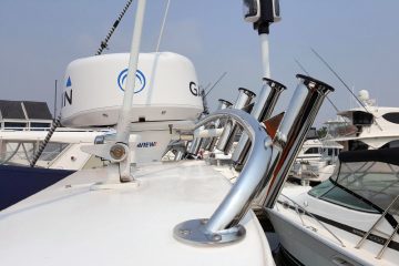 Custom stainless boat rod holder rack fishing | Southern Stainless